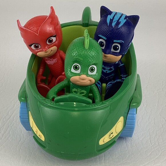 Hasbro | Toys | Pj Masks Gekkomobile Vehicle Car Owlette Catboy Figure ...